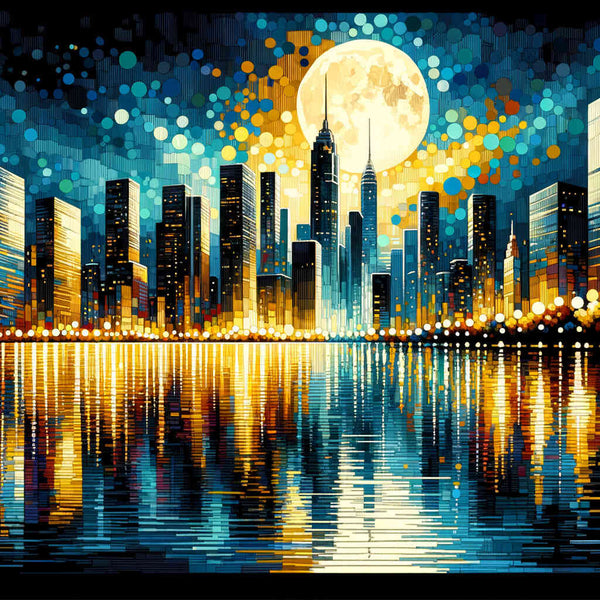 Explore Iconic Cities Across the Globe – DIY Paint by Numbers
