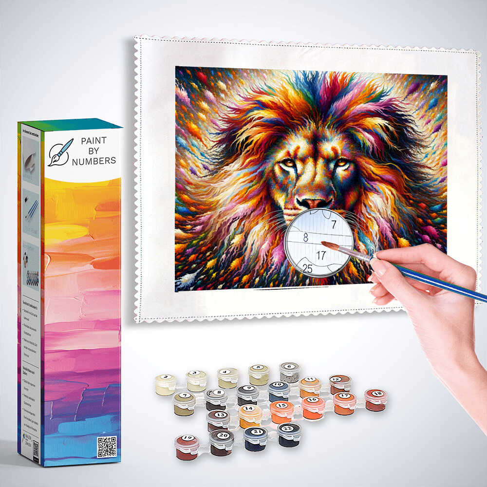 Paint by Numbers - Lowe Surrounded by Color – DIY Paint by Numbers