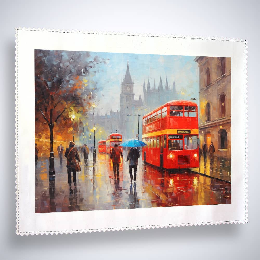 London, rain - Paint by Numbers – DIY Paint by Numbers