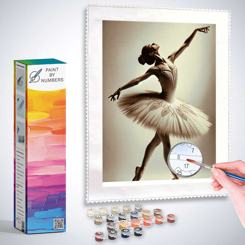 Ballerina, Dancing - Paint by Numbers – DIY Paint by Numbers