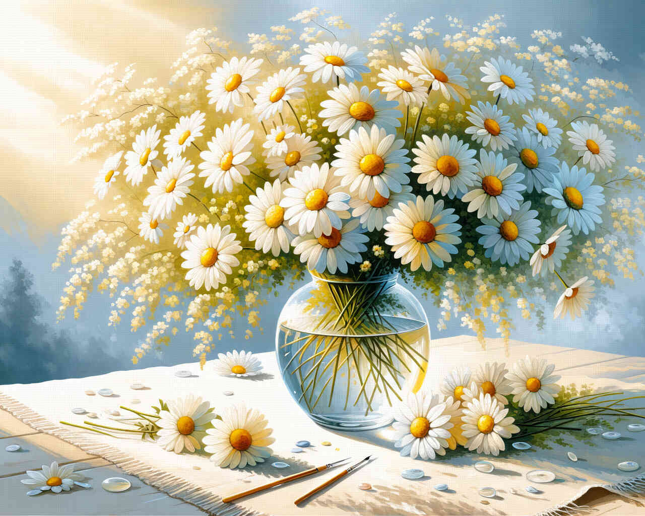 Daisies Bouquet - Paint by Numbers – DIY Paint by Numbers