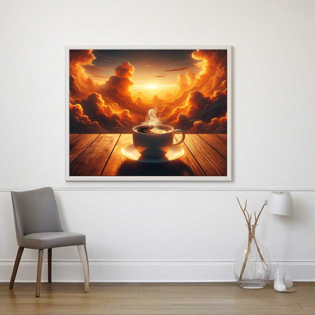 Paint by Numbers - Coffee, sunset – DIY Paint by Numbers