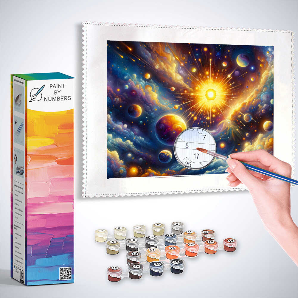 Universe - Paint by Numbers – DIY Paint by Numbers