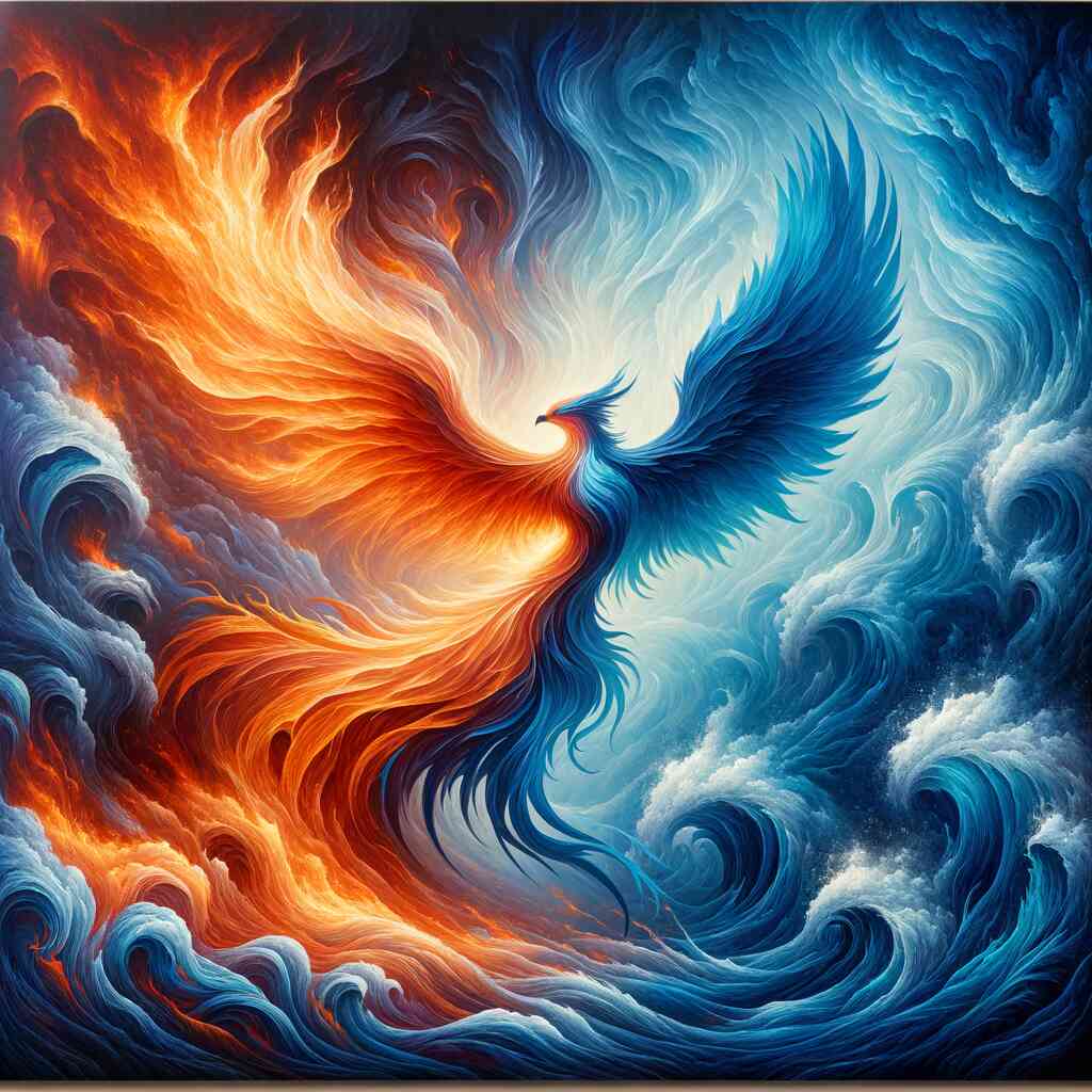 Paint by Numbers - Phonix Water and Fire – DIY Paint by Numbers