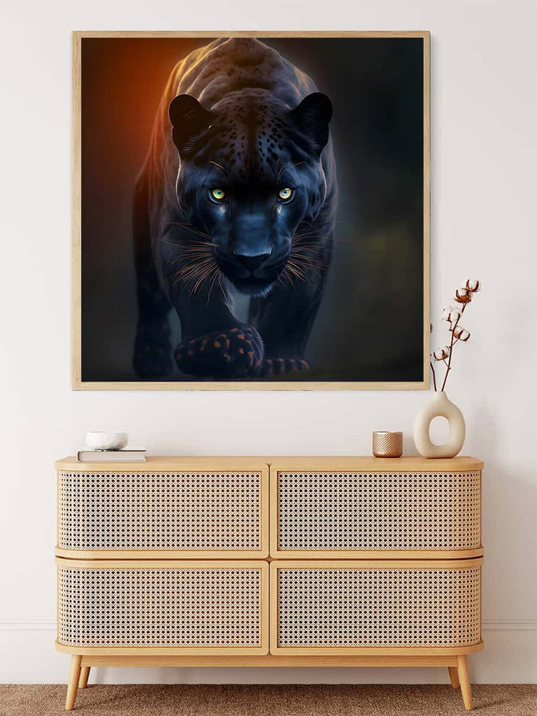Diamond Painting - Dangerous Panther – DIY Paint by Numbers